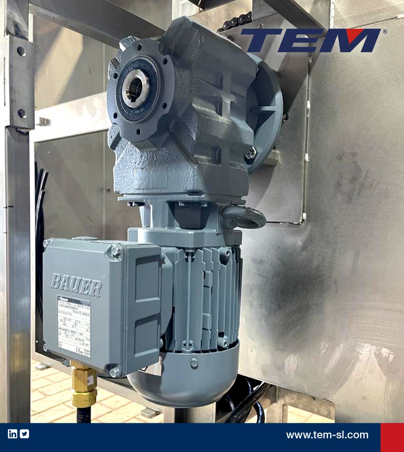 APLICACIÓN CON BAUER ATEX - TEM, S.L - Gearboxes, Drives, Mobility